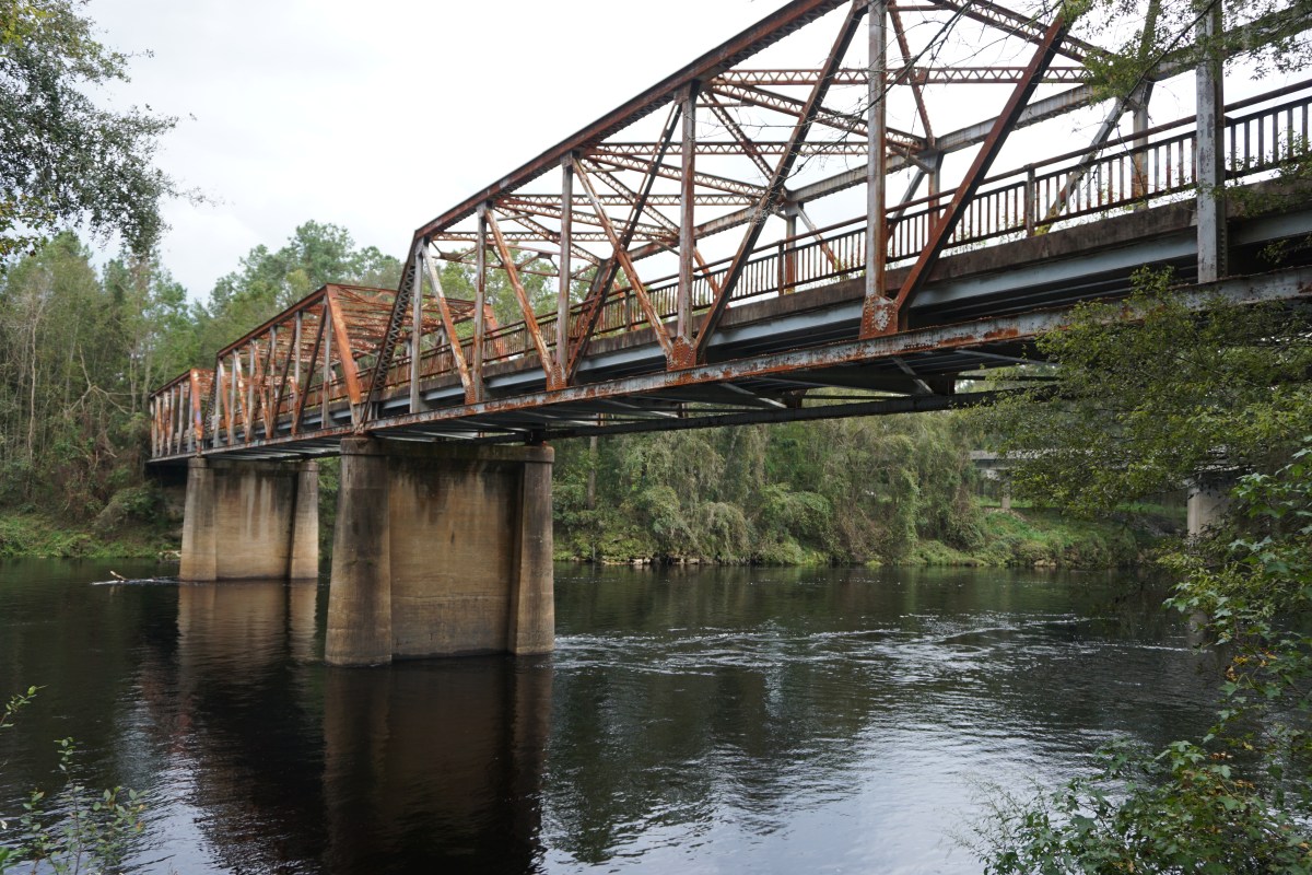 Roadside History: Abandoned Highway 90 Bridge on The Suwannee River ...